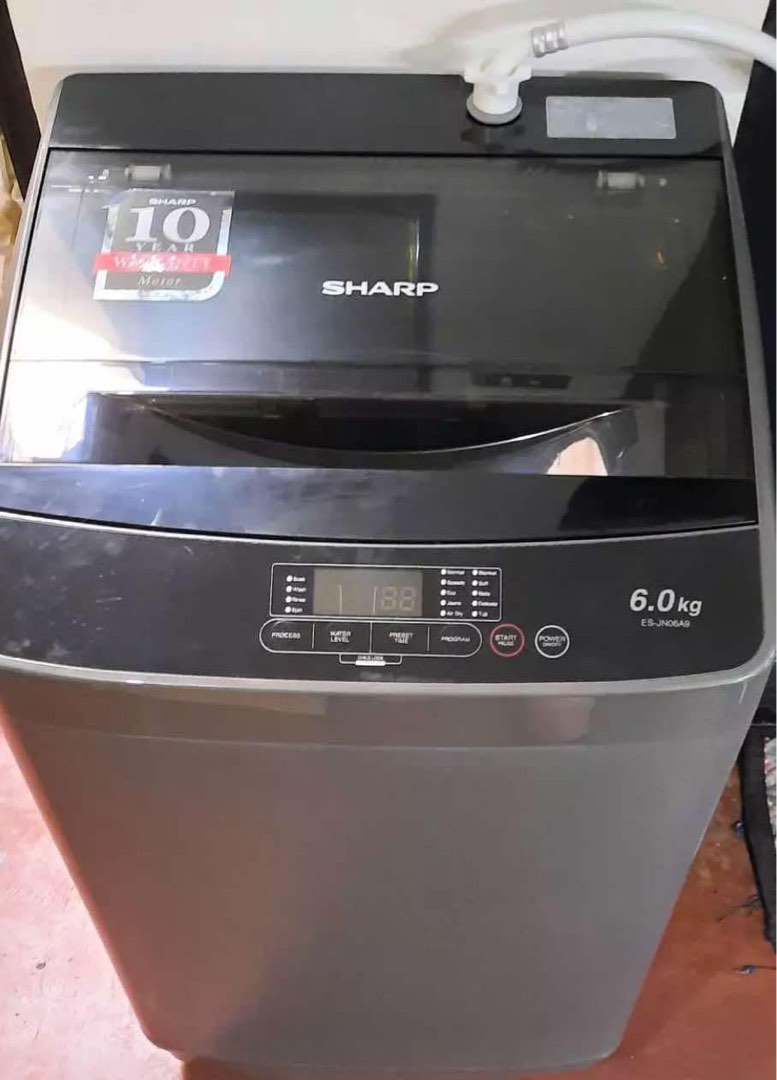 SHARP Automatic Washing Machine 6.0 kg, TV & Home Appliances, Washing ...