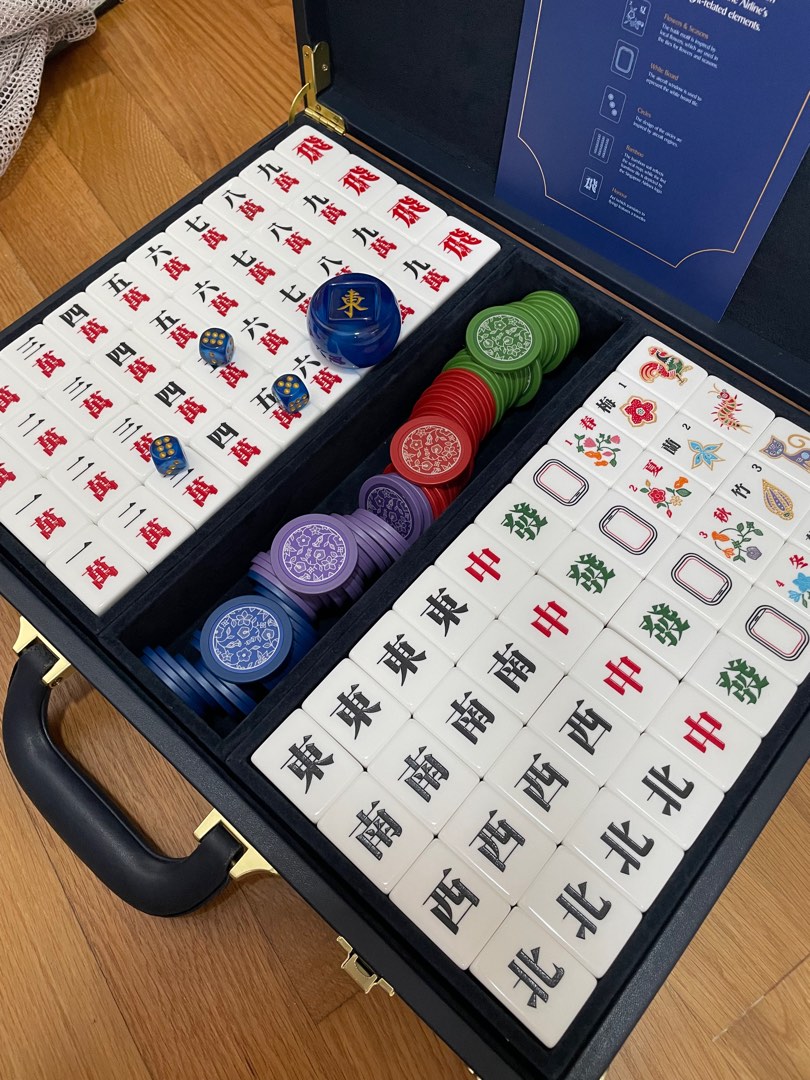 Singapore airlines SQ mahjong tiles, Hobbies & Toys, Toys & Games on ...