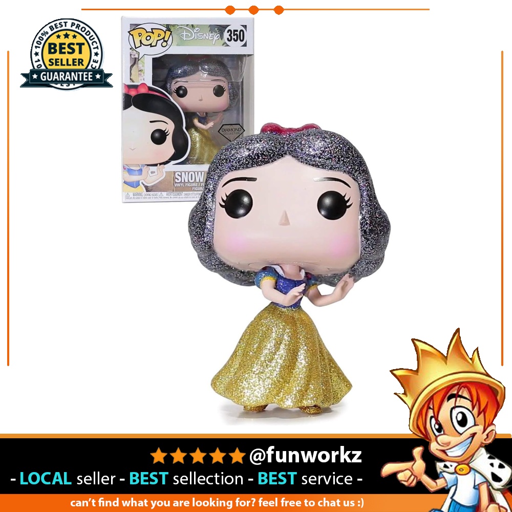 Snow White and the Seven Dwarfs - Snow White Diamond Glitter Pop! Vinyl ...