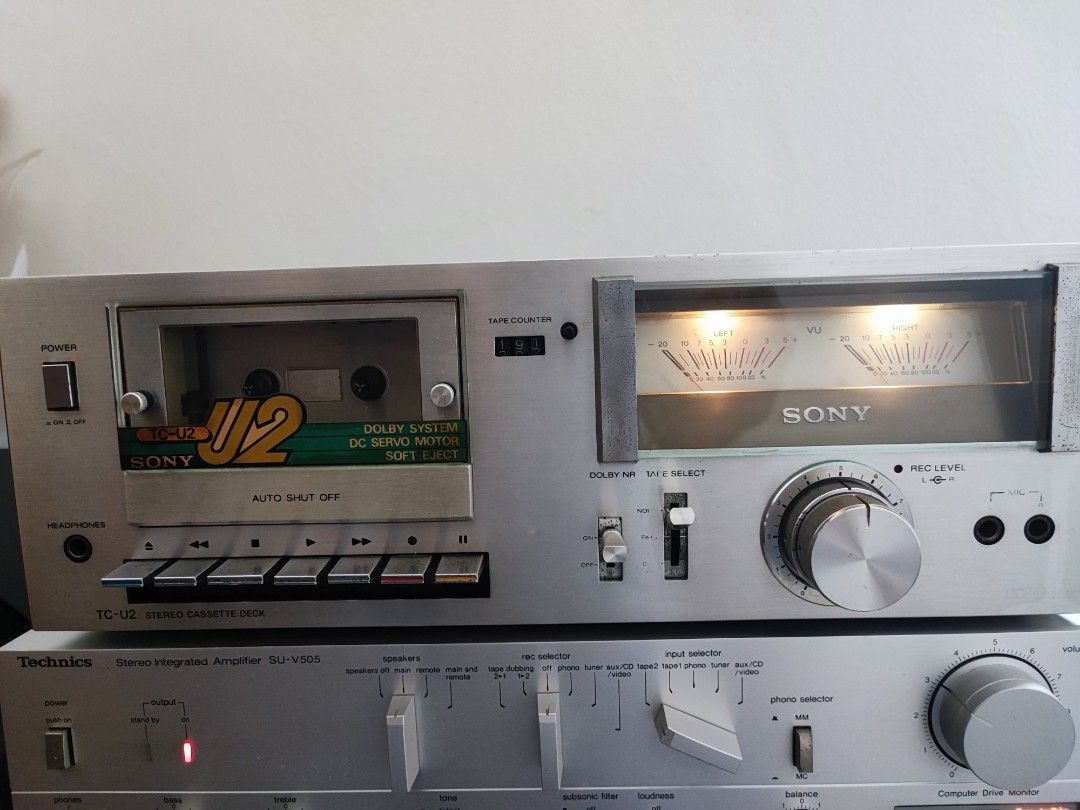 SONY TC-U2 CASSETTE DECK, Audio, Other Audio Equipment on Carousell