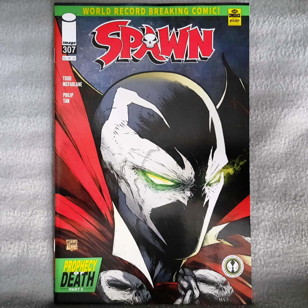 Spawn #307 (Image Comics) Todd McFarlane, Philip Tan, Hobbies & Toys ...