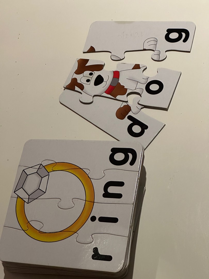 Spelling deck puzzle educational learning, Hobbies & Toys, Toys & Games ...