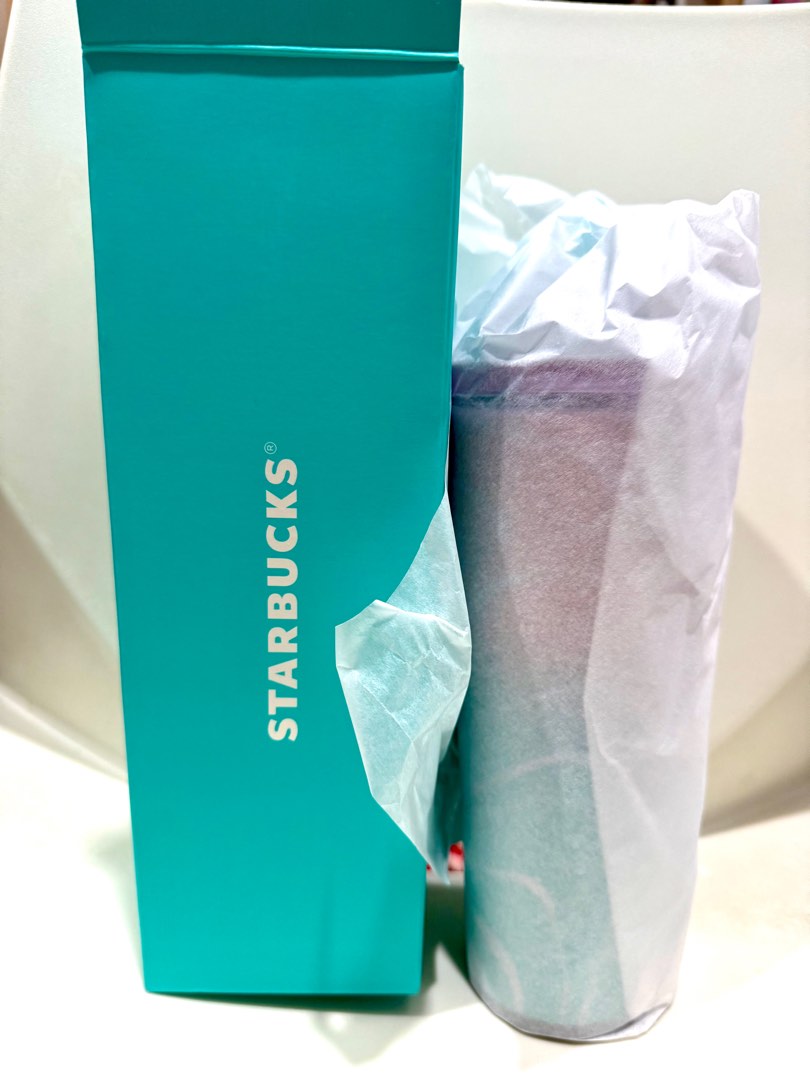 Starbucks Turquoise Cold Cup 2025, Furniture & Home Living, Kitchenware ...