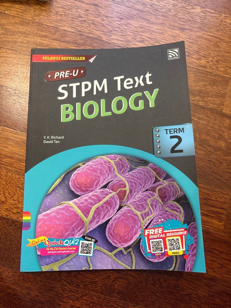 STPM TEXT BIOLOGY TERM 2, Hobbies & Toys, Books & Magazines, Textbooks on Carousell