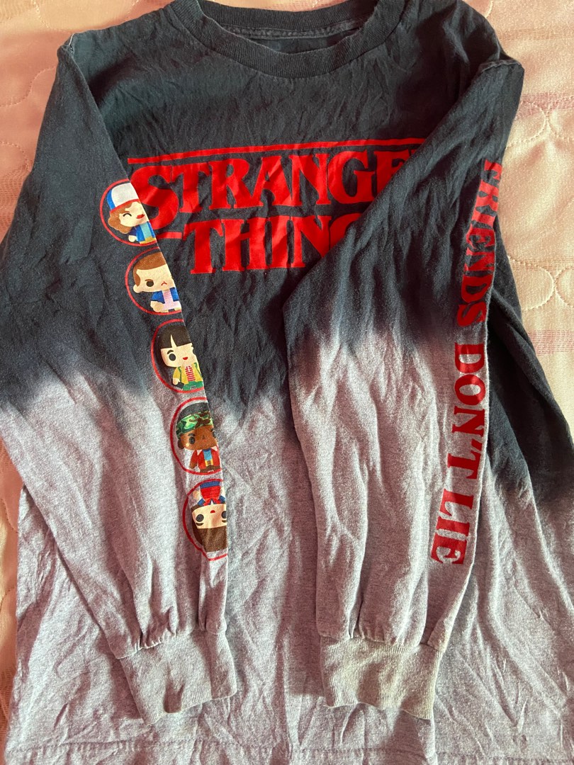 Stranger things tie dye (official merch netflix), Women's Fashion, Tops ...