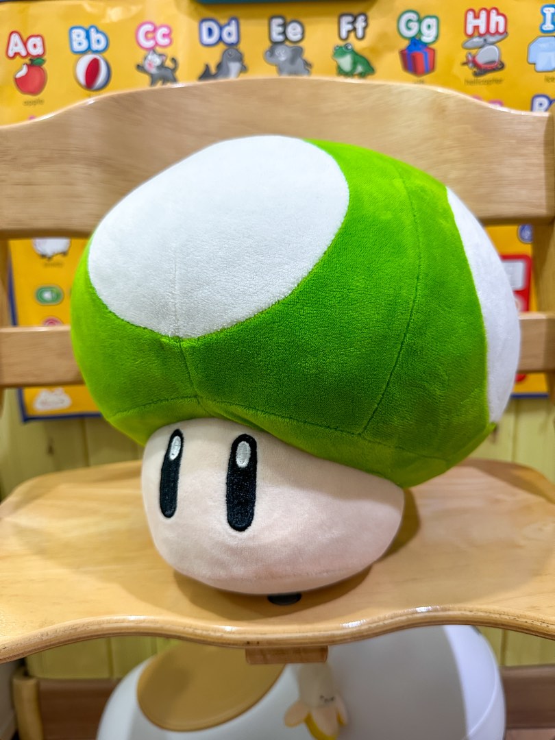 Super Mario Brothers Green Mushroom Small Plush, Hobbies & Toys, Toys ...