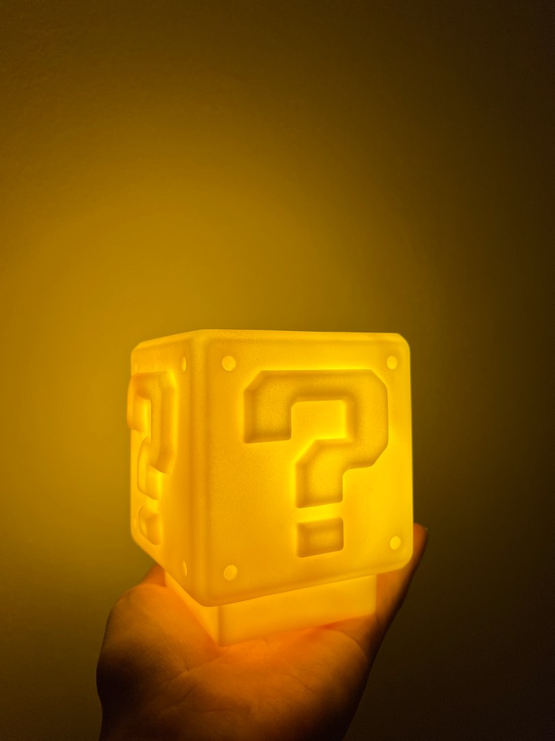 Super Mario LED Rechargeable Lamp, Furniture & Home Living, Lighting ...