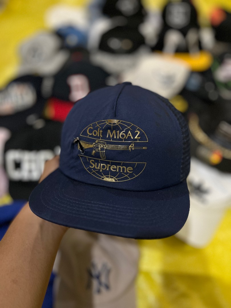 Topi Supreme Trucker Hats Colt M16A Navy USA Origianl Second Vintage ...