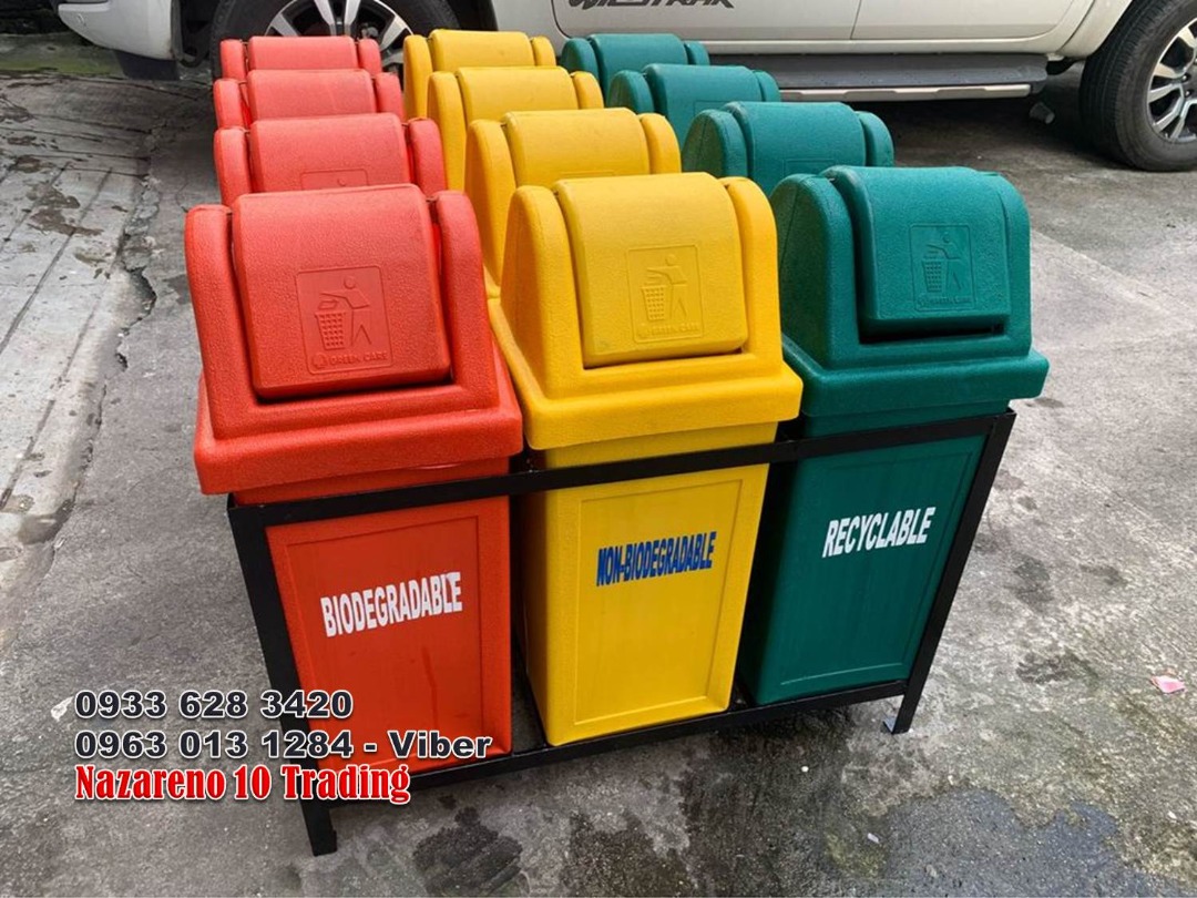 Swing Type Trash bin Segregation Bin, Looking For on Carousell