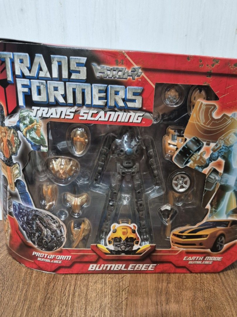 Transformers trans scanning bumblebee figurine takara tomorrow earth ...