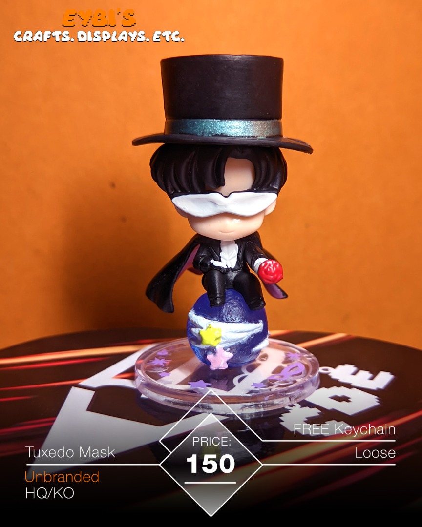 Tuxedo Mask Chibi HQKO Figure, Hobbies & Toys, Toys & Games on Carousell