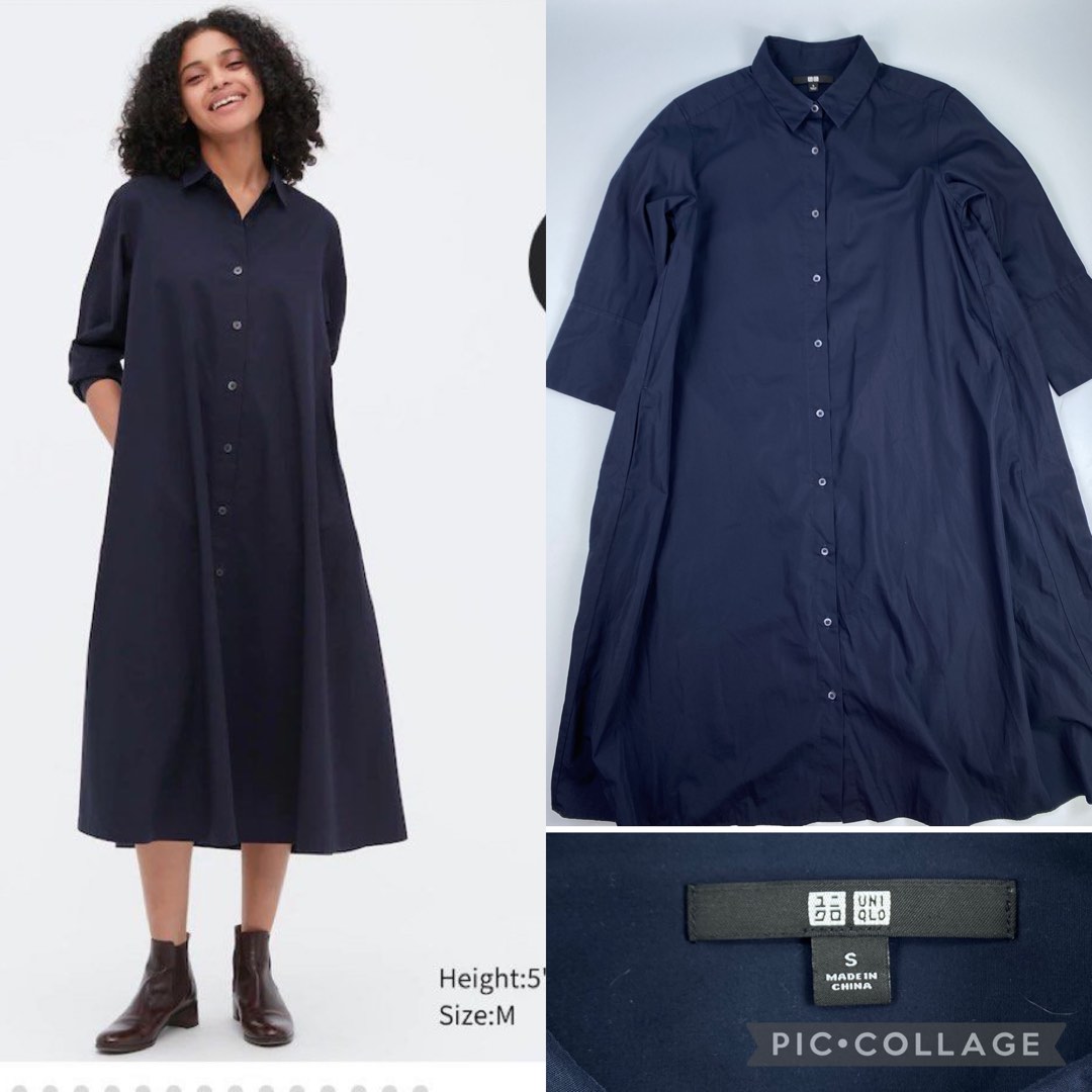 Uniqlo Relaxed Dress, Women's Fashion, Dresses & Sets, Dresses on Carousell