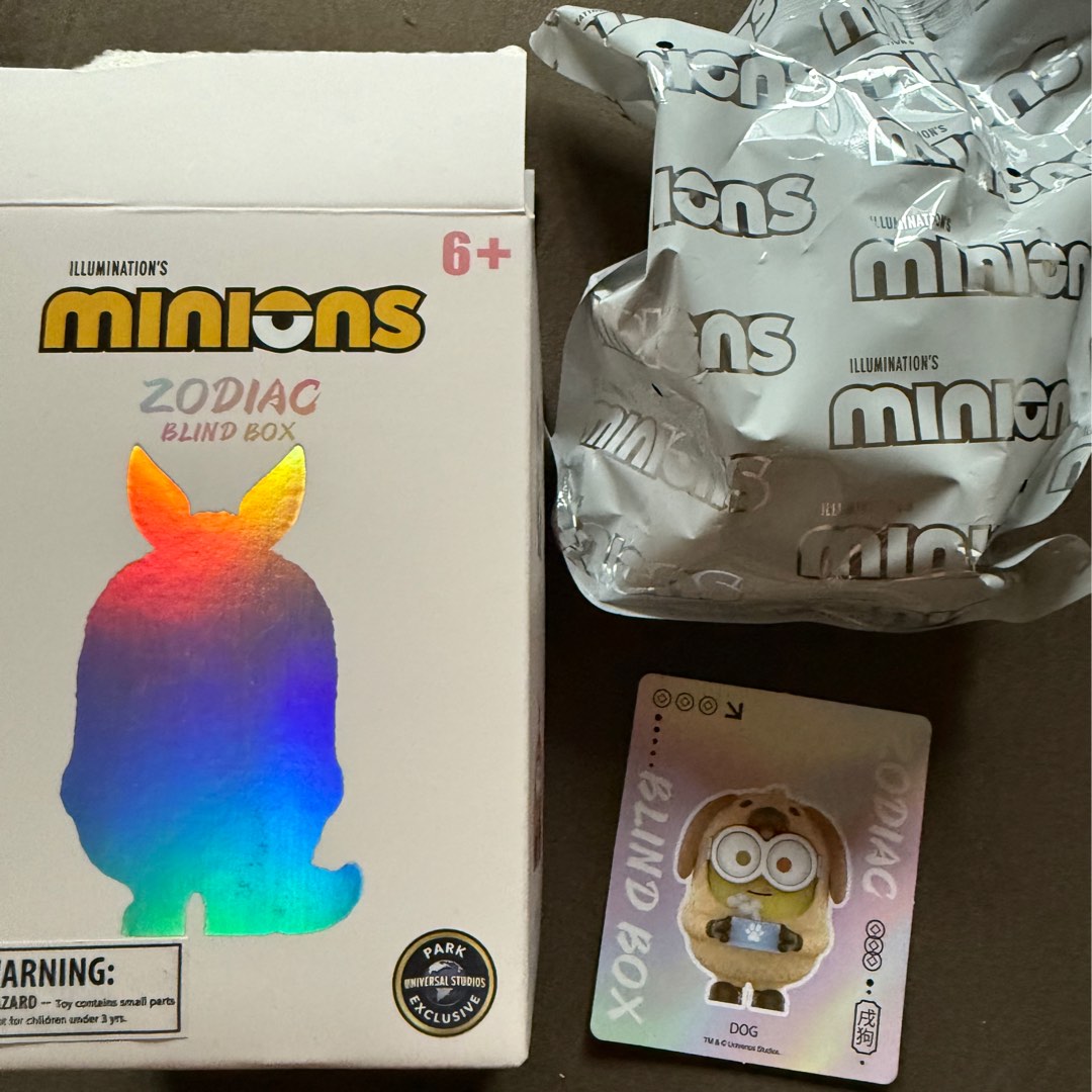 WTT USS Minions Zodiac Blind Box Dog, Hobbies & Toys, Toys & Games on ...