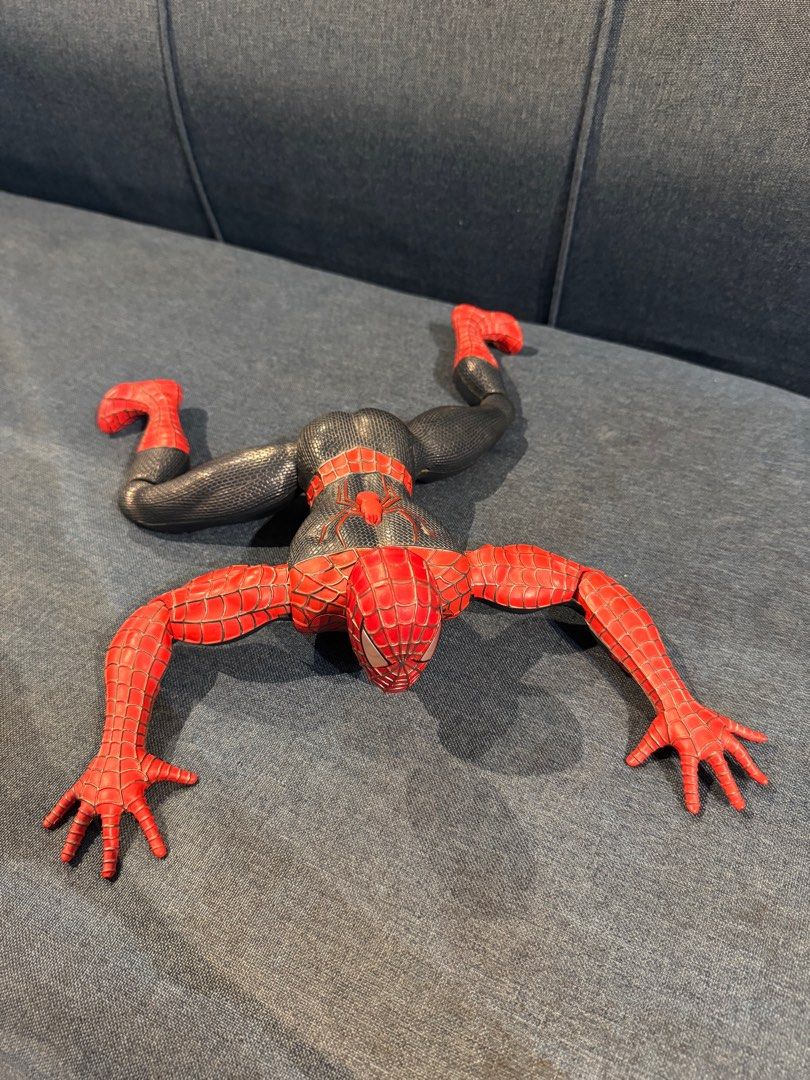 Vintage Spiderman Toybiz 15 inch Floor Crawling Pose (Full Function ...