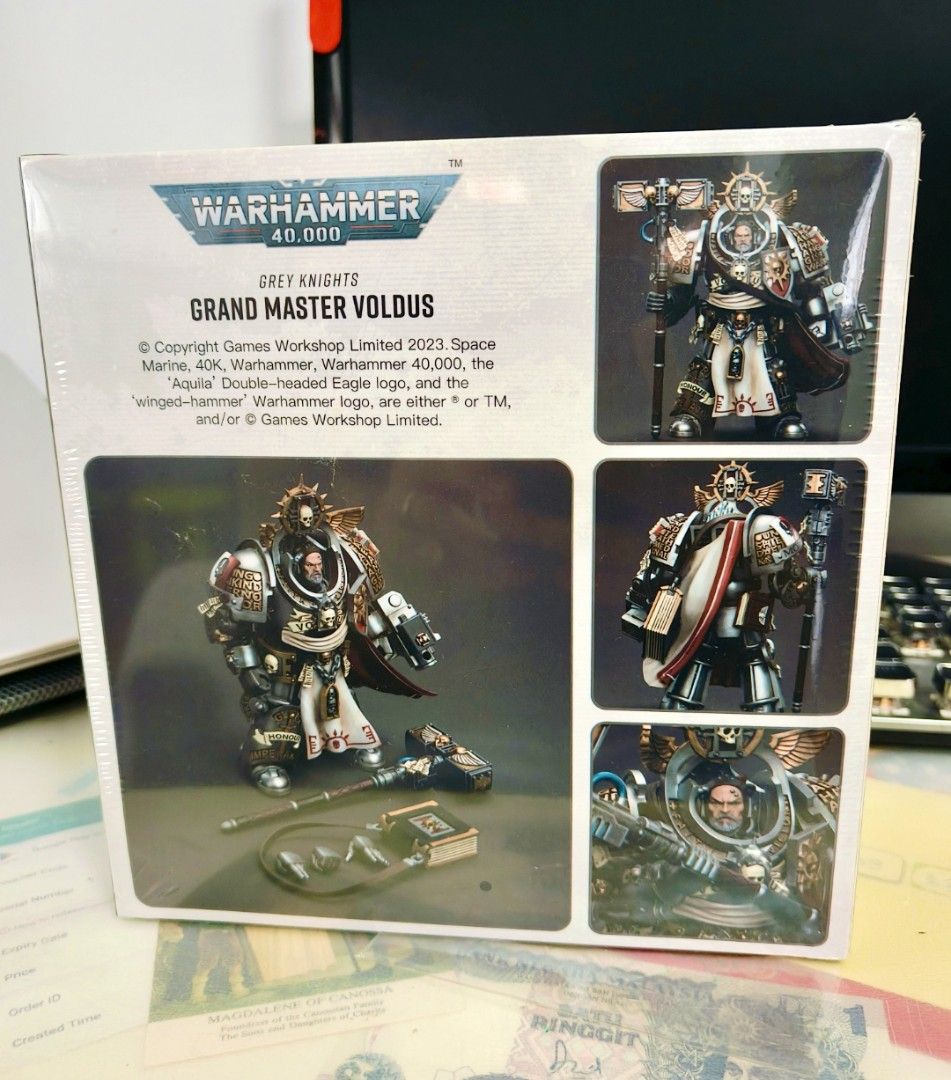 Warhammer 40K Joytoy Grey Knights Grand Master Voldus NEW, Hobbies ...