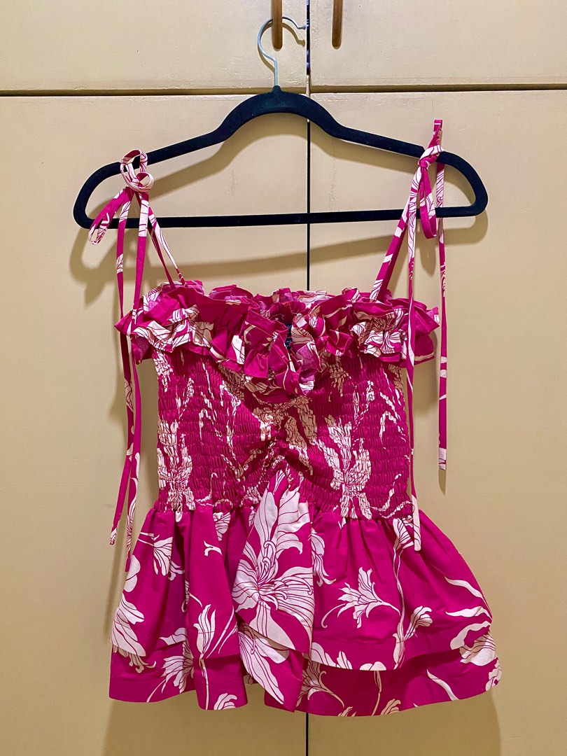 YONG STUDIO - Namibia Top in Pink Florals [ Limited Edition Print ...