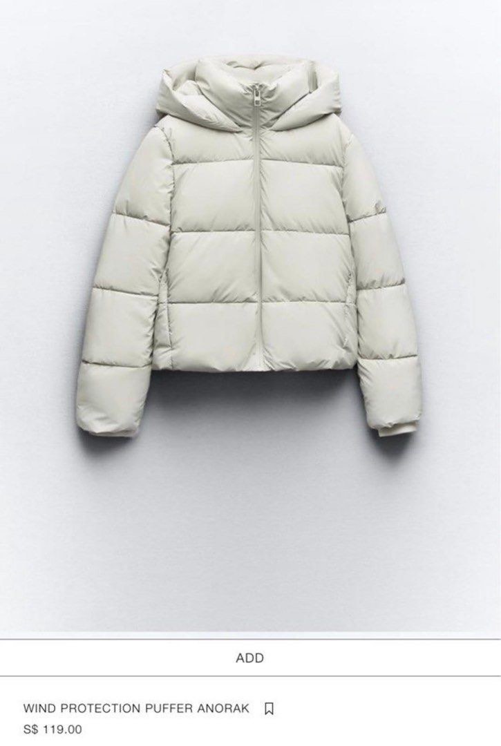Zara Puffer Jacket Winter ootd, Women's Fashion, Coats, Jackets and ...