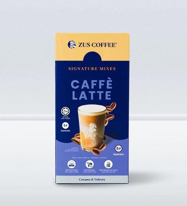 ZUS Signature caffe latte, Food & Drinks, Beverages on Carousell