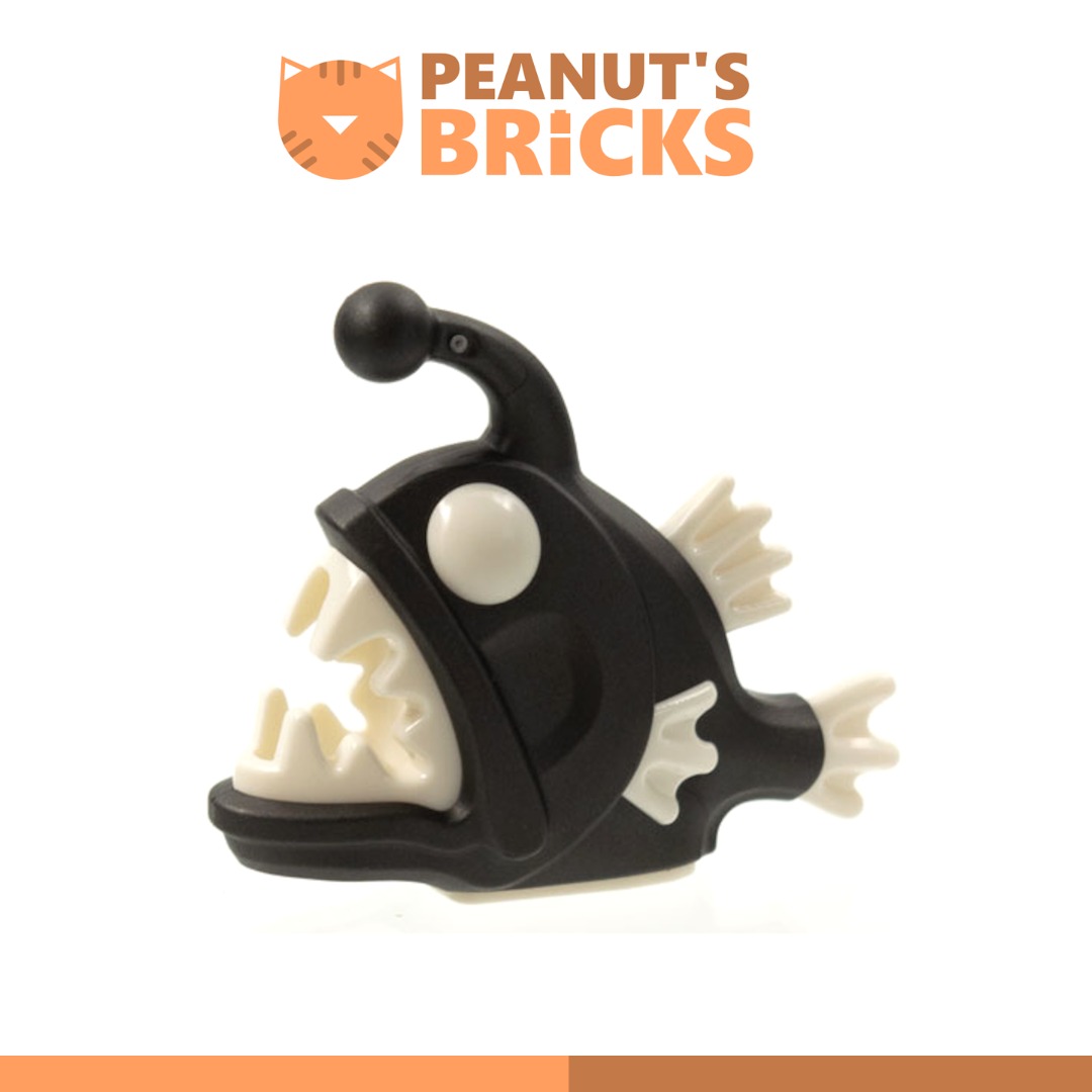67471pb02 Lego Anglerfish with Molded White Eyes, Fins, and Teeth ...