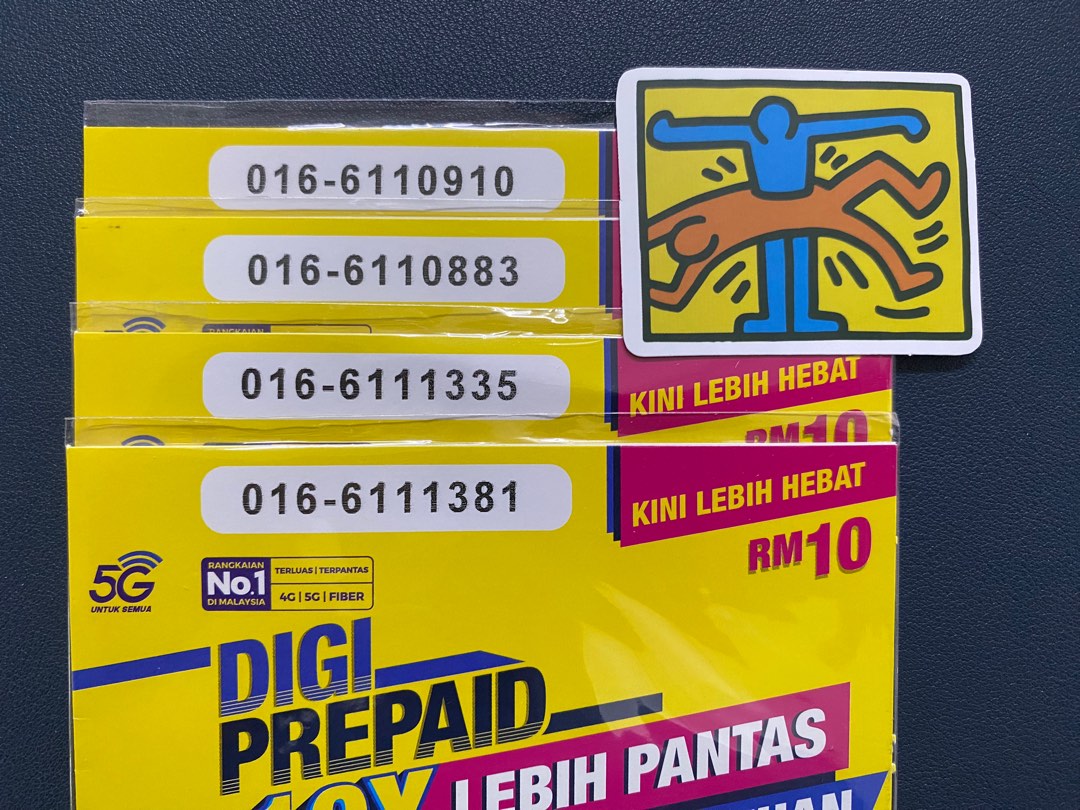 🟡 016611 🟡 new Celcom DiGi prepaid, Mobile Phones & Gadgets, Mobile ...