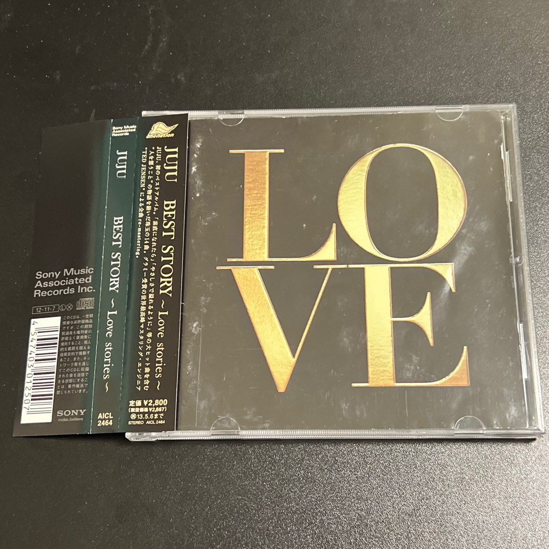JUJU 精選 Best Story ~Love Stories~ 附側標 碟無刮, 書籍、休閒與玩具, 樂器、音樂相關, CD、DVD在旋轉拍賣