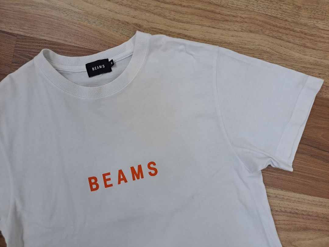 [ USED ] BEAMS - Classic Beams logo orange Pit 19.5, Men's Fashion ...