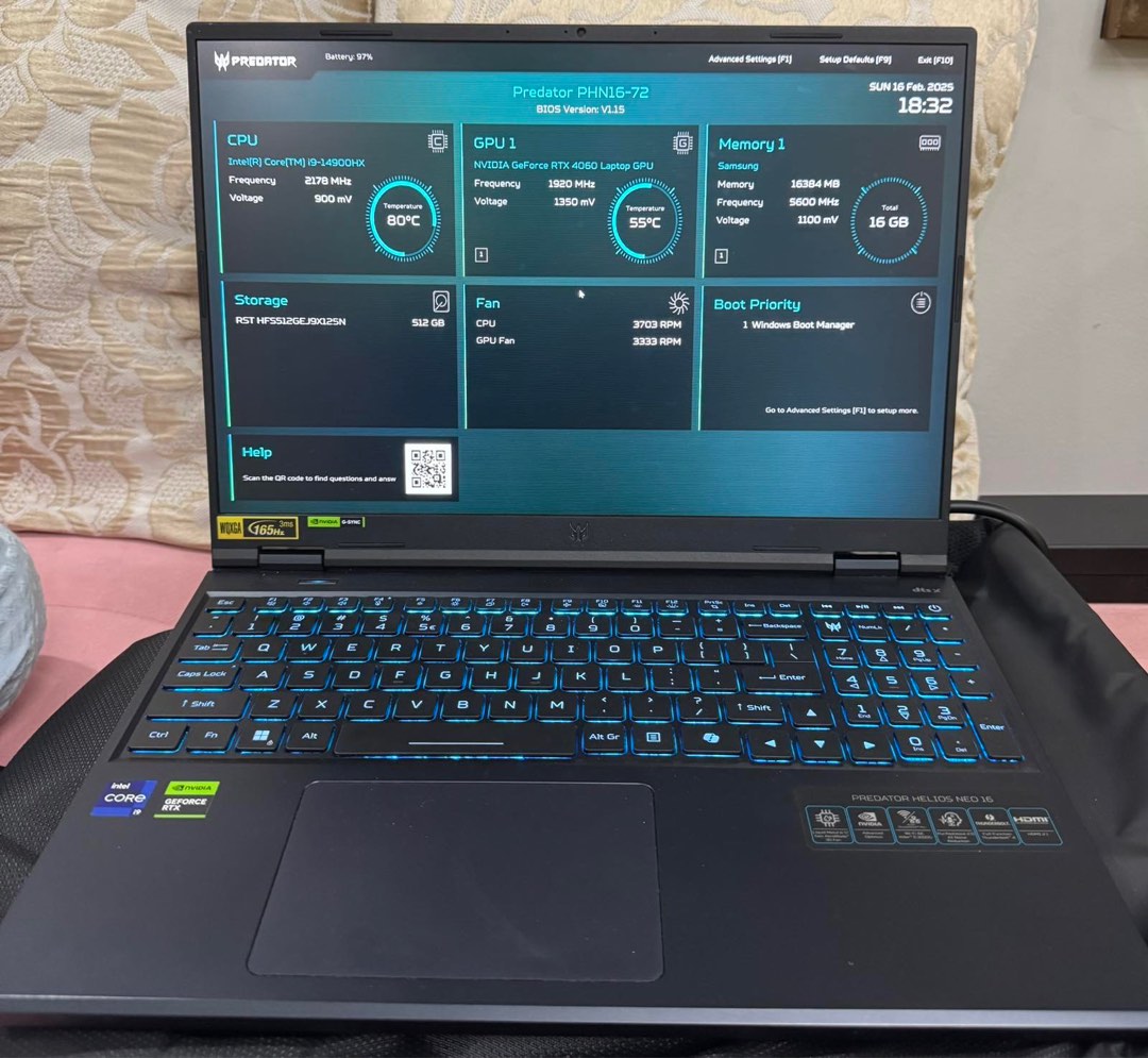 Acer Predatior Helios, Computers & Tech, Laptops & Notebooks on Carousell