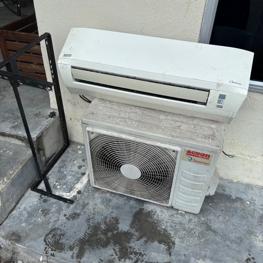 ACSON inverter 1hp air conditioner, TV & Home Appliances, Air ...