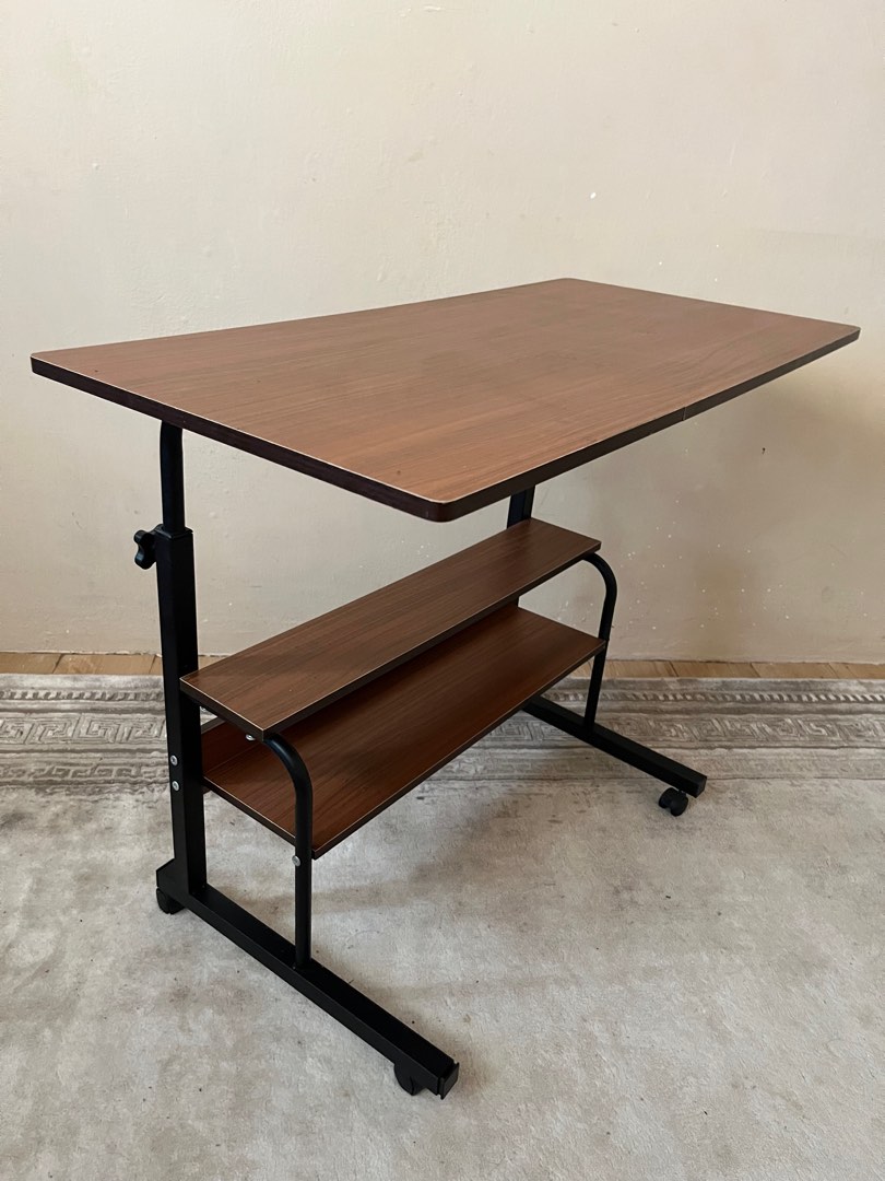 Adjustable height Study Table/ Wooden Table/ Side Table, Furniture ...