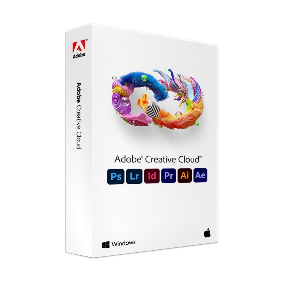 Adobe creative cloud Windows Mac Photoshop Illustrator InDesign Lightroom Premiere Pro After ...