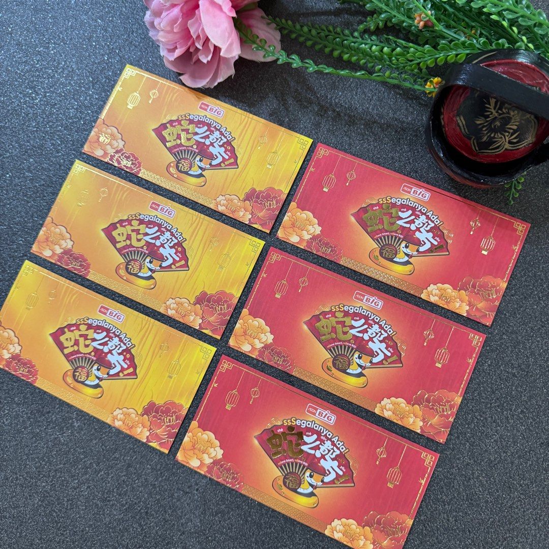 AEON Big 2025 Ang Pow packet_ Red packet_ Years of snake Ang Pow packet ...