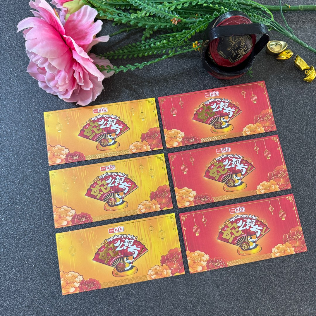 AEON Big 2025 Ang Pow packet_ Red packet_ Years of snake Ang Pow packet ...