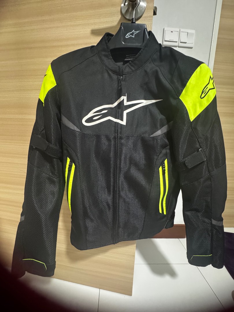 ALPINESTARS RIDING JACKET - GREEN (WATERPROOF), Motorcycles, Motorcycle ...