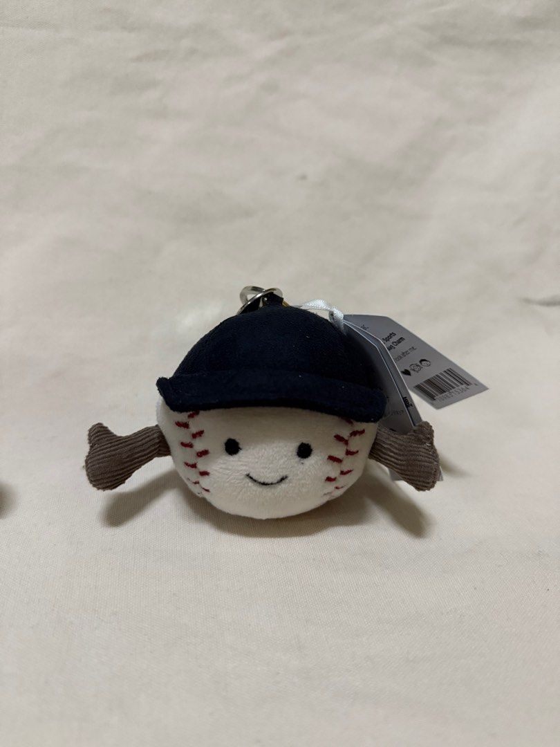 Jellycat Amuseable Sports Baseball Bag Charm, Announcements on Carousell
