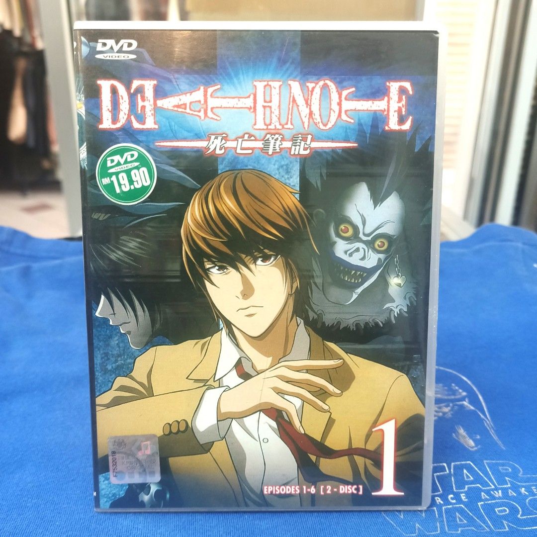 Anime DEATH NOTE dvd episode 1 - 6, Hobbies & Toys, Music & Media, CDs ...