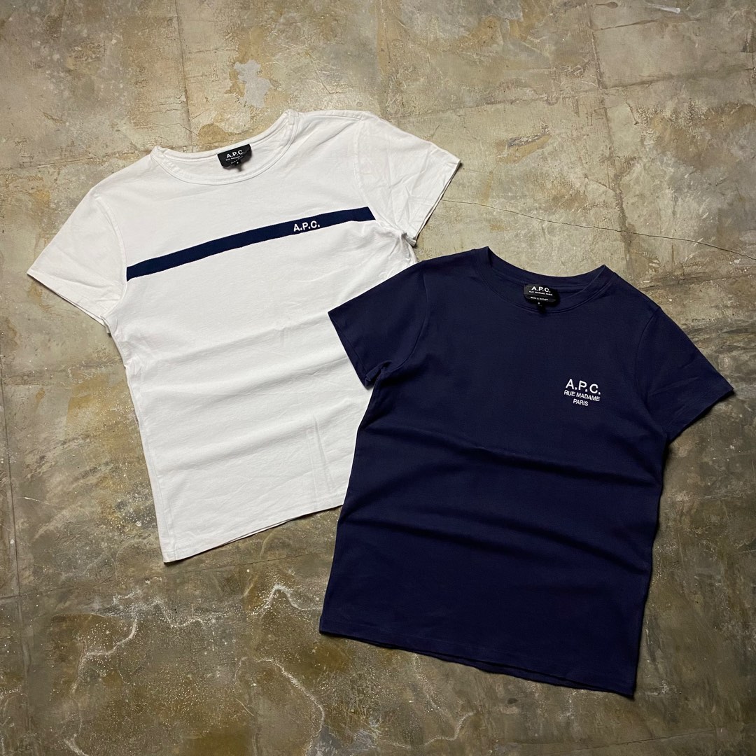 APC Basic Logo Tees (Bundle), Women's Fashion, Tops, Shirts on Carousell