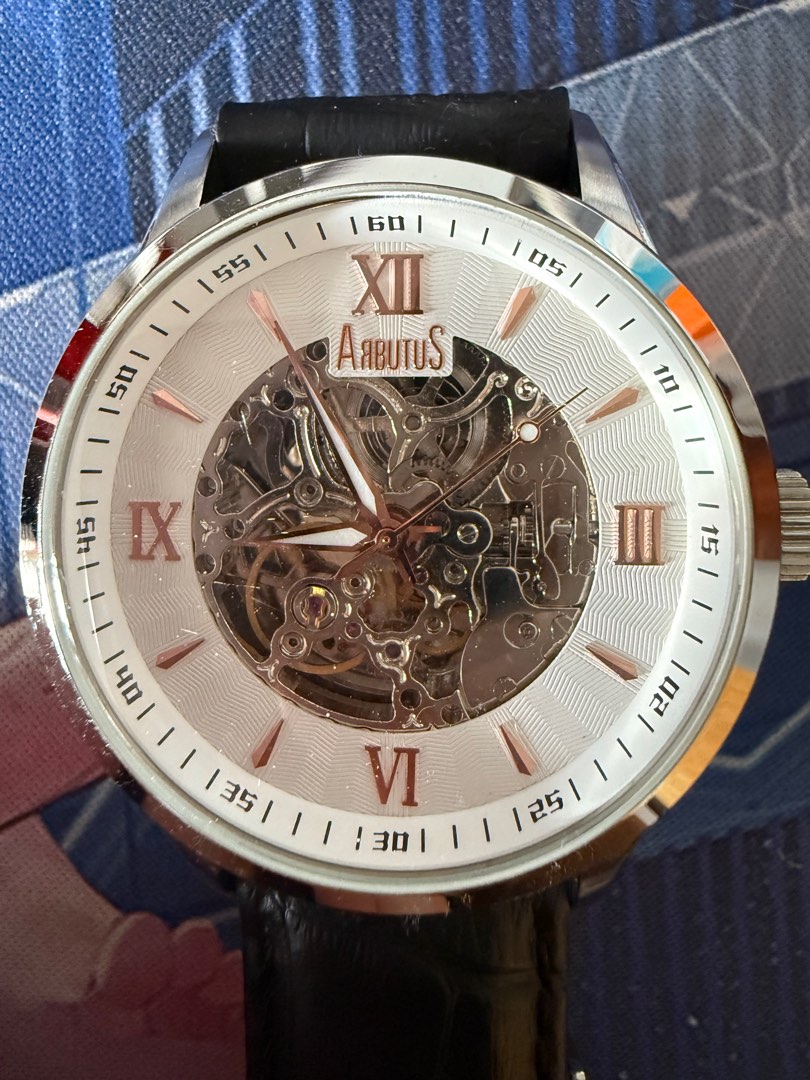 Arbutus automatic skeleton watch, Men's Fashion, Watches & Accessories, Watches on Carousell