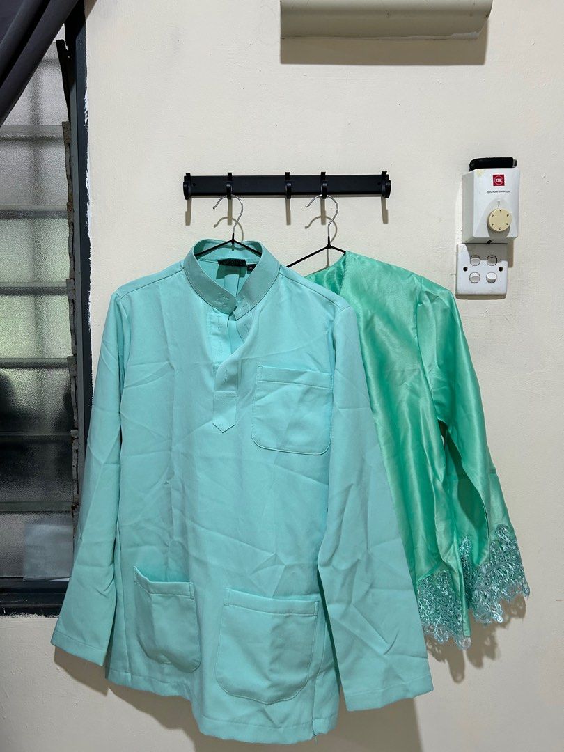 BAJU MELAYU + BAJU KURUNG SET SEDONDON, Women's Fashion, Muslimah ...