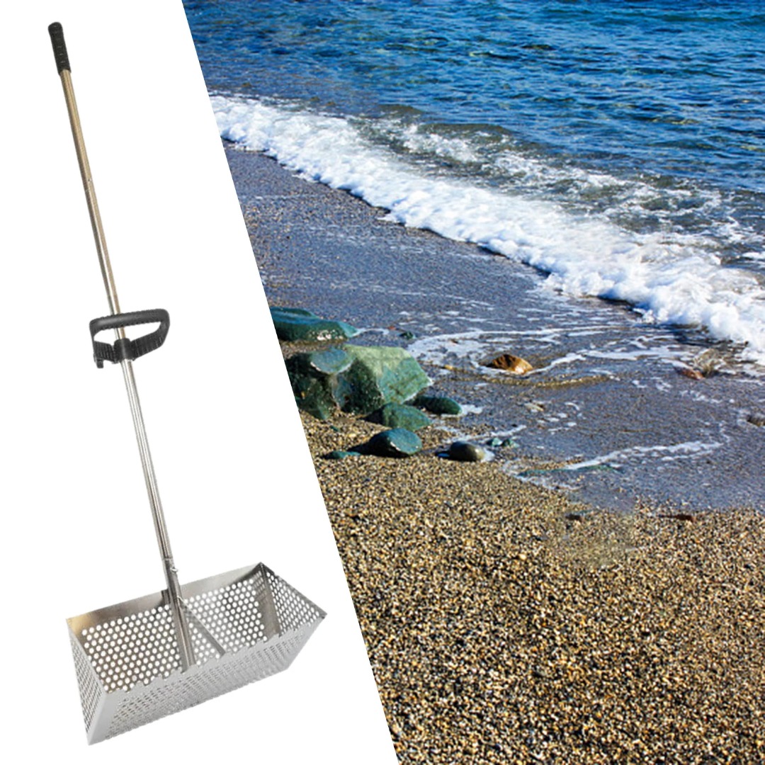 Beach Rake Hand Rake Collecting Tool Seafood Sand Crab Rake Sand filter ...