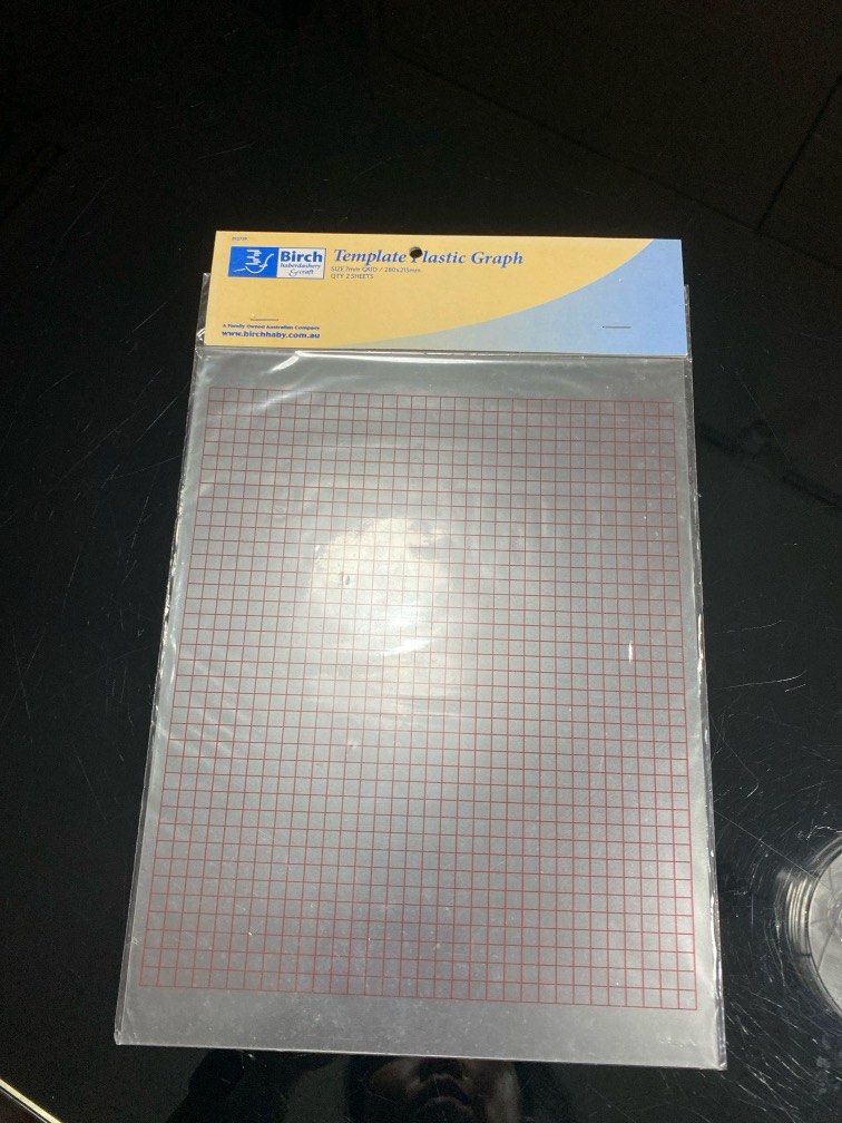 Birch Template Plastic Graph for cutting templates and stencils ...