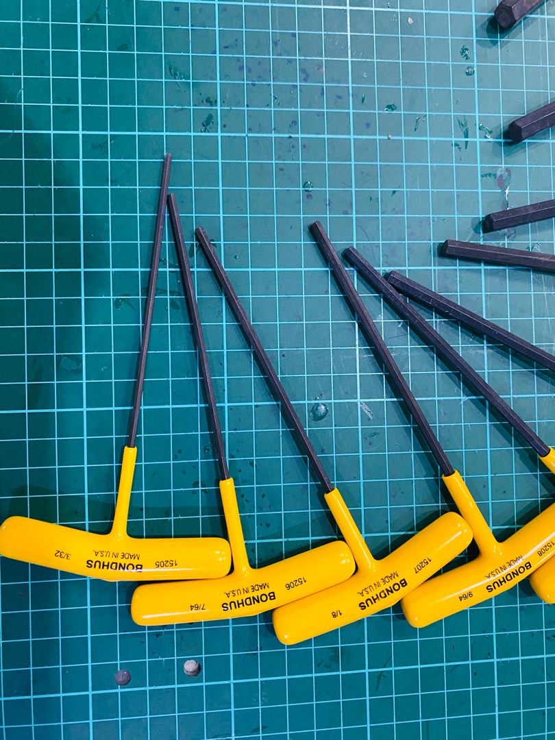 Bondhus Yellow Hex T-handles, Furniture & Home Living, Home Improvement ...