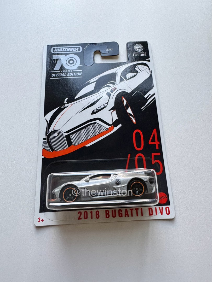 Bugatti Divo Matchbox Anniversary, Hobbies & Toys, Toys & Games on ...