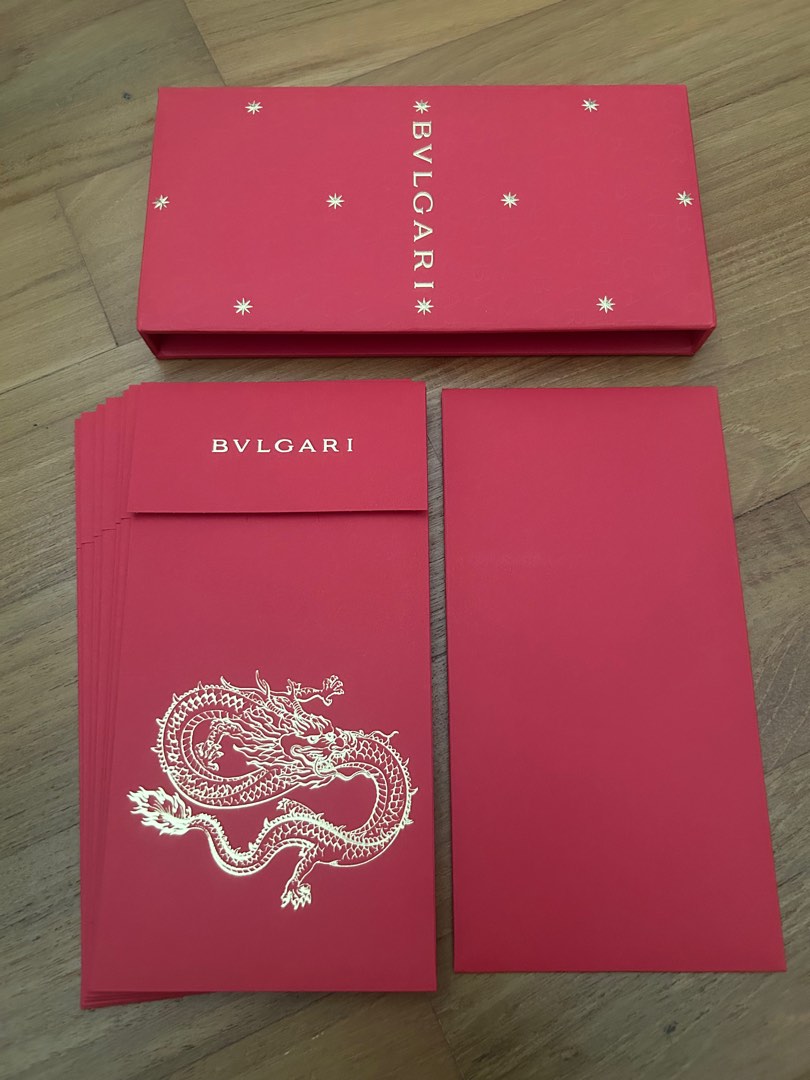 Bvlgari 2024 red packet, Hobbies & Toys, Stationery & Craft, Art ...
