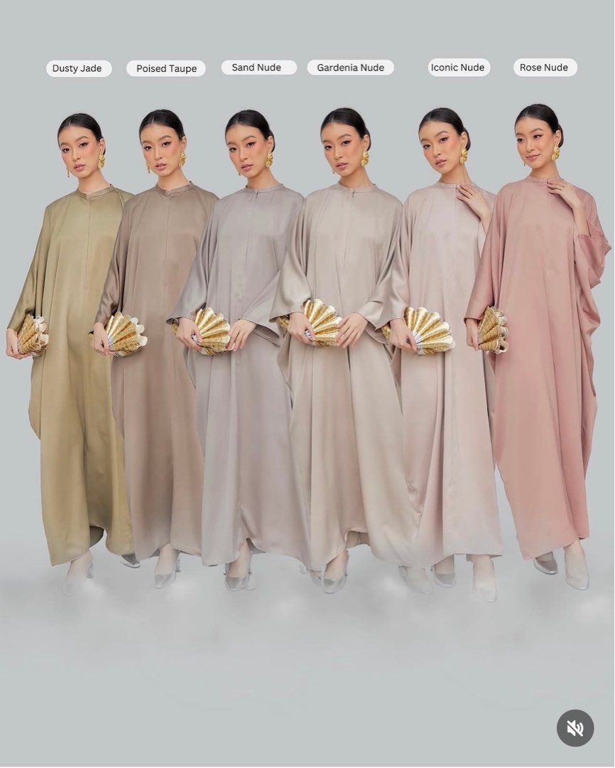 Caftanist The Iconic Kaftan in Iconic Nude, Women's Fashion, Muslimah ...