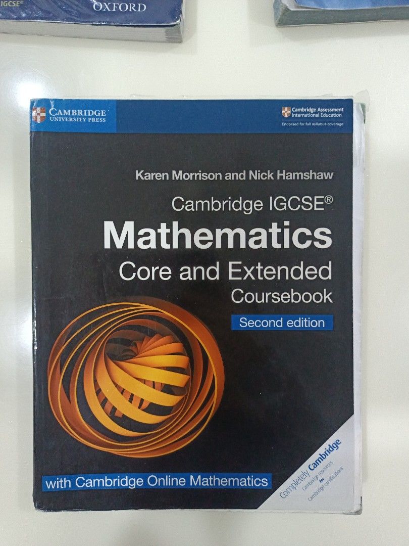 Cambridge IGCSE Mathematics Core and Extended Coursebook 2nd Edition, Hobbies & Toys, Books ...