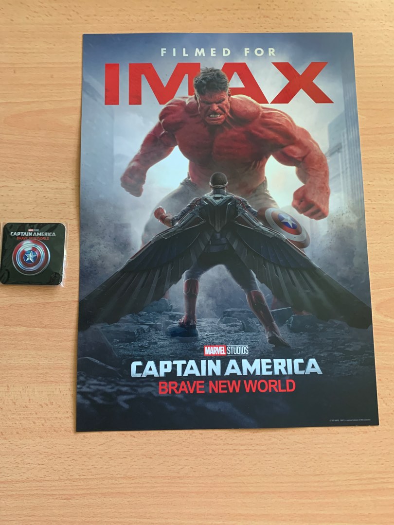 Captain America : Brave new world imax collector set, Hobbies & Toys ...
