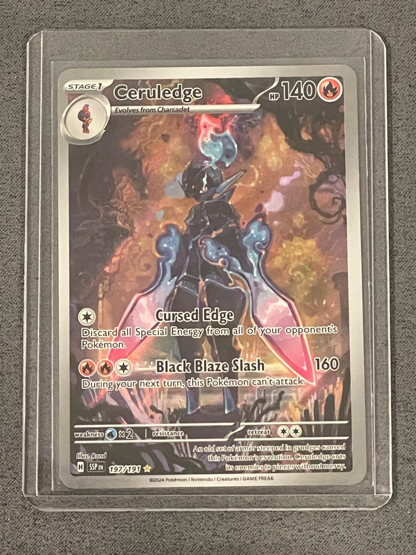 Ceruledge EX IR (197/191) - Pokemon Surging Sparks (SSP), Hobbies ...