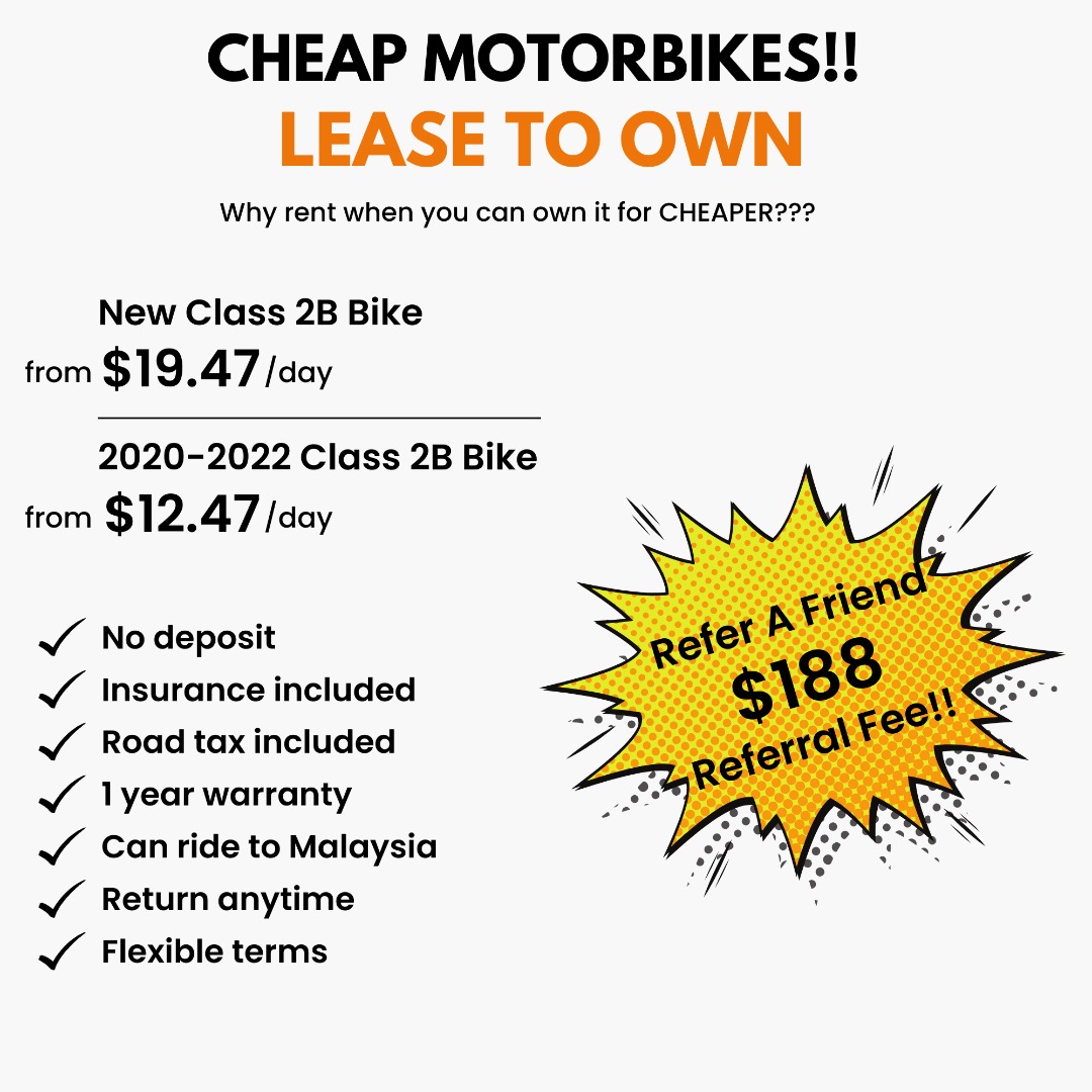 CHEAP! Lease To Own Cheaper Than Rental!, Motorcycles, Motorcycle ...