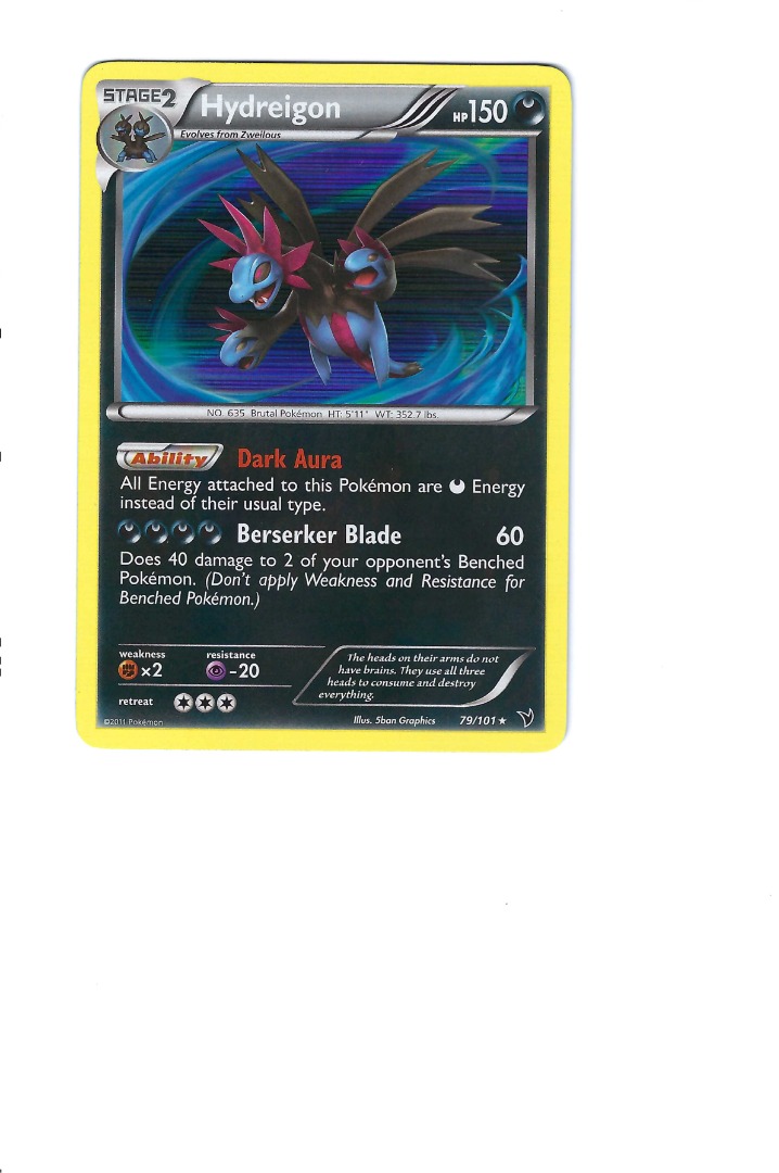 *Cheap Pokemon Card For Sale - Hydreigon - 79/101 - Holo Rare*, Hobbies ...