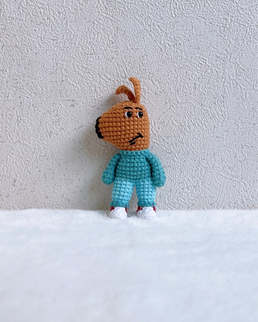 Chill guy crochet amigurumi keychain, Hobbies & Toys, Stationery ...